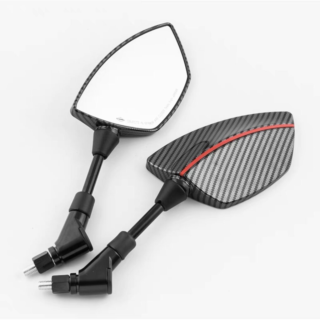 Scooter Extra Wide Vision Carbon Rear Mirrors | EScootParts